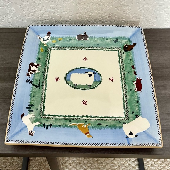 Nicholas Mosse | Accents | Nicholas Mosse Pottery Square Platter Made ...
